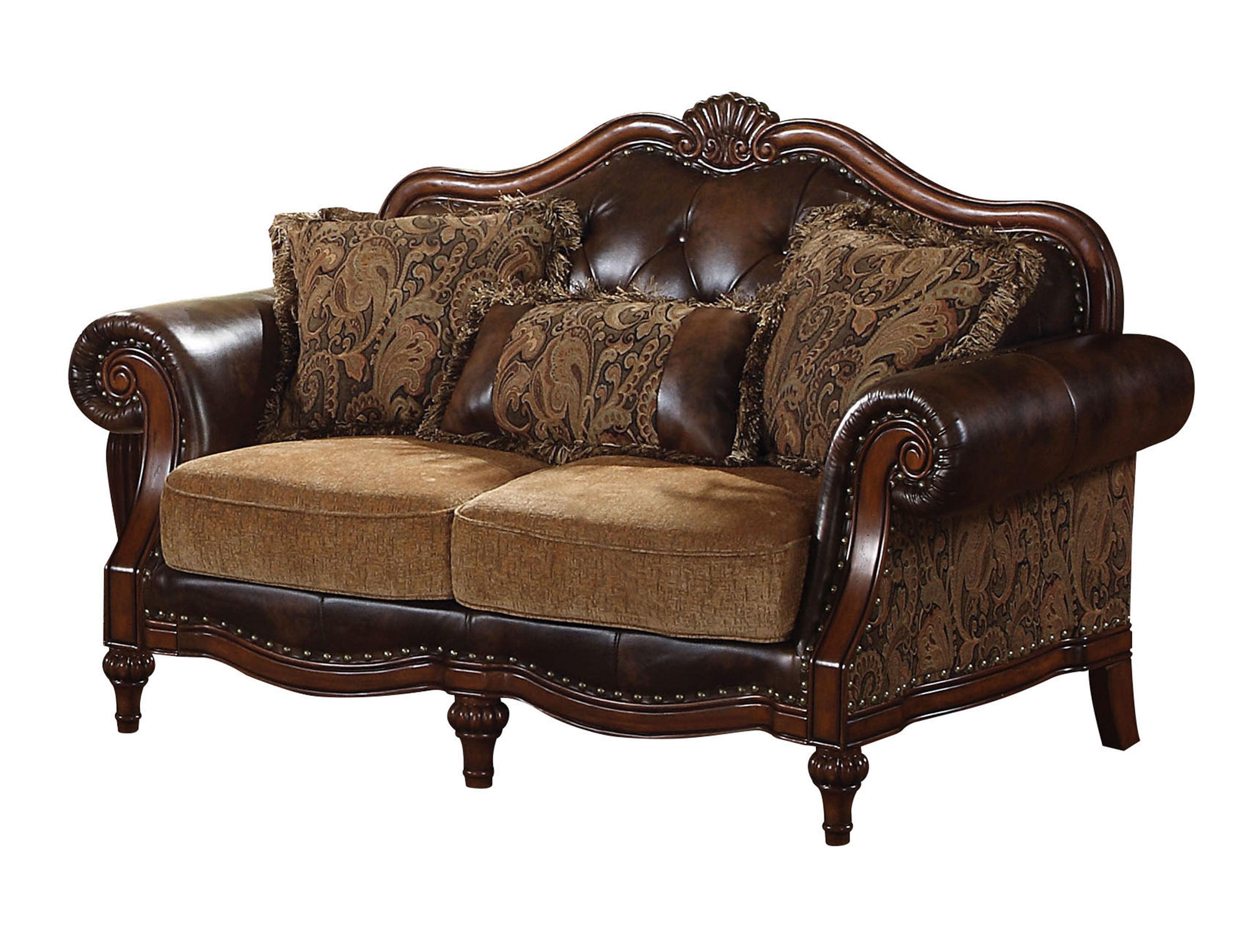 Dreena 70"L Loveseat with 3 Pillows – Canales Furniture