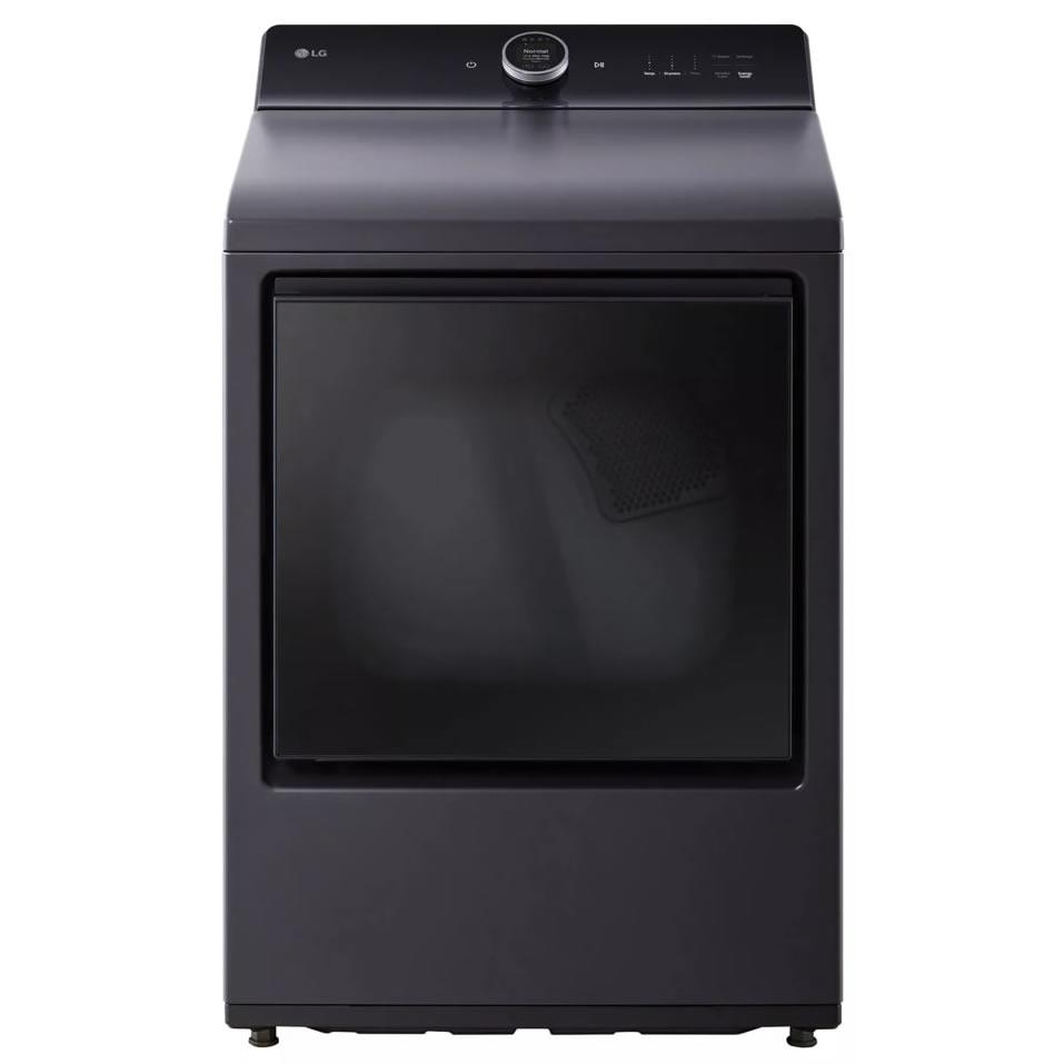 LG 7.3 cu. ft. Gas Dryer with EasyLoad™ Door and AI Sensing DLGX8601BE ...
