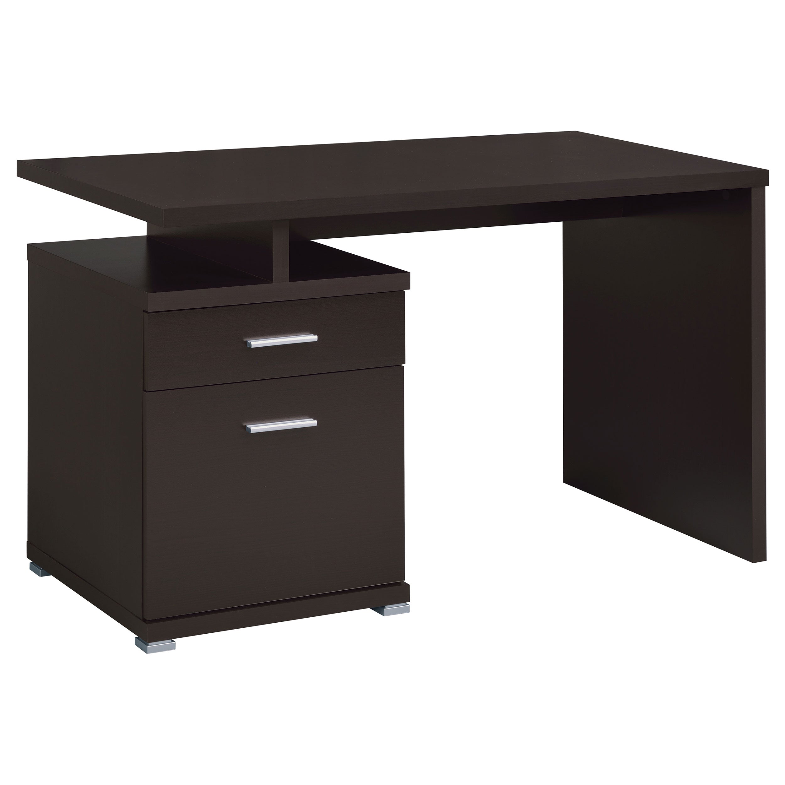 Irving 47-inch 2-drawer Office Computer Desk Cappuccino – Canales Furniture