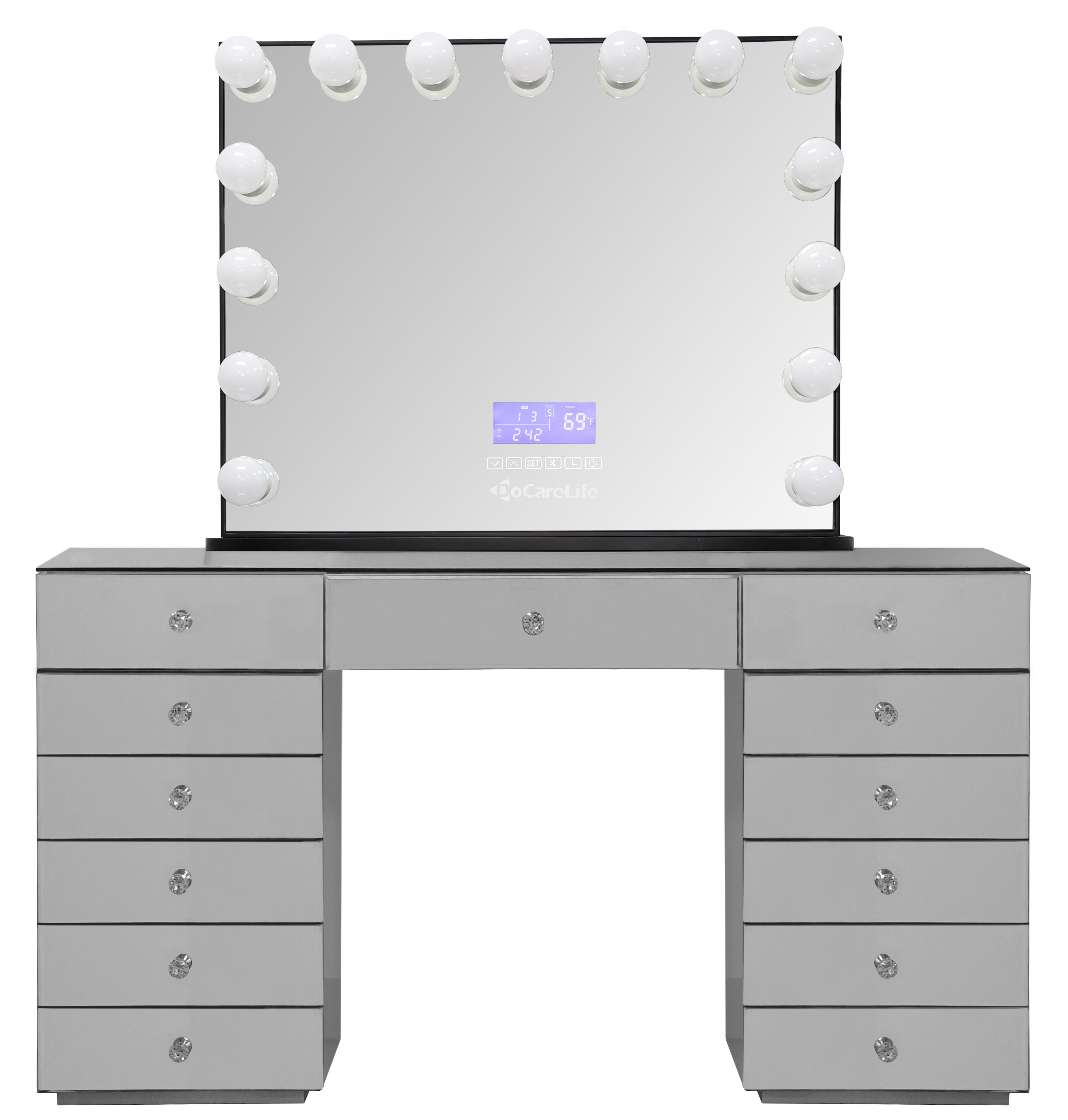Sofia Mirrored Vanity – Canales Furniture